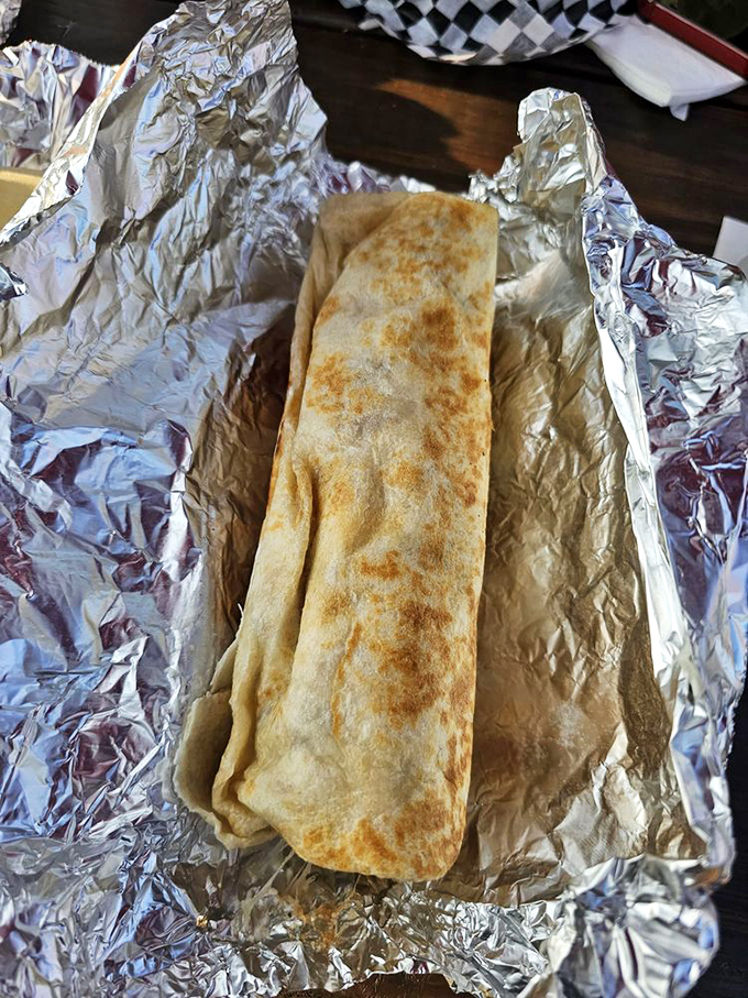 This isn't just a burrito&mdash;it's a masterclass in tortilla engineering. Every bite delivers the perfect ratio of fillings from end to end.