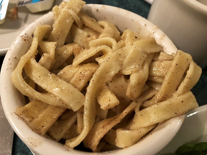 Buttered noodles that would make your grandmother both jealous and proud. Simple perfection doesn't need to show off.