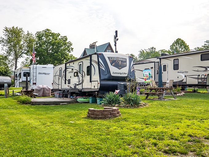 At Blue Canoe RV Resort, retirement takes on a new meaning when your backyard changes whenever you want, but your community remains just a friendly wave away.