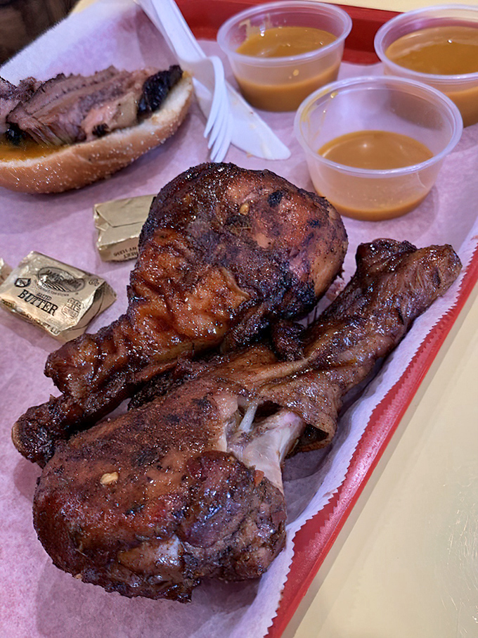 Golden drumsticks that prove chicken can hold its own in any serious barbecue conversation worth having.