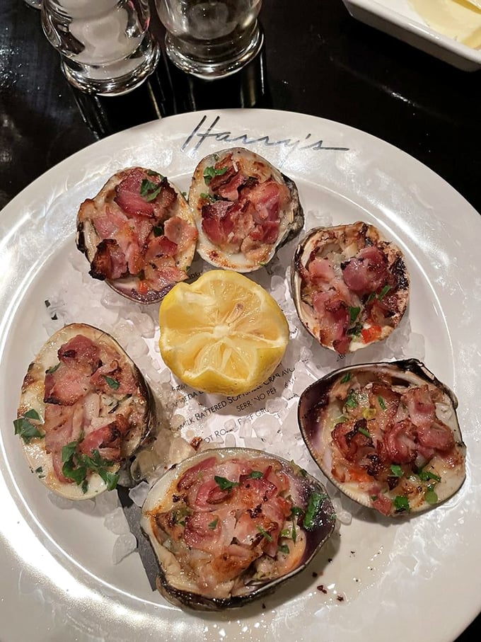Clams Casino that would make Frank Sinatra weep with joy&mdash;bacon-topped bivalves that deliver the ocean and smokehouse in perfect harmony.