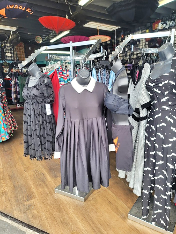 Fashion time travel in one booth! These vintage-inspired dresses would make Wednesday Addams nod in approval while offering everyday wearability.