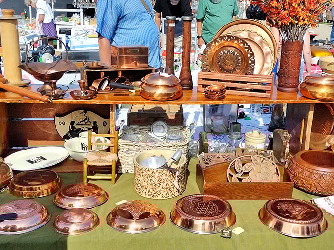Copper cookware gleams in the sunlight, each piece telling stories of family dinners past &ndash; before non-stick pans and microwave meals changed everything.