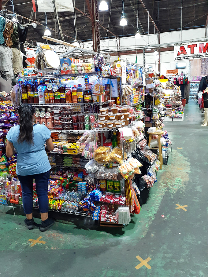 Sweet treats and savory snacks beckon from meticulously arranged displays. The hardest decision you'll make today is which delicious temptation to try first.