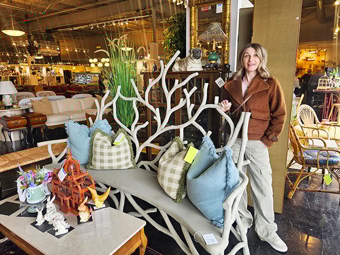 The perfect branch-inspired bench doesn't exi&mdash; Oh wait, there it is, making every other seating option look painfully ordinary.