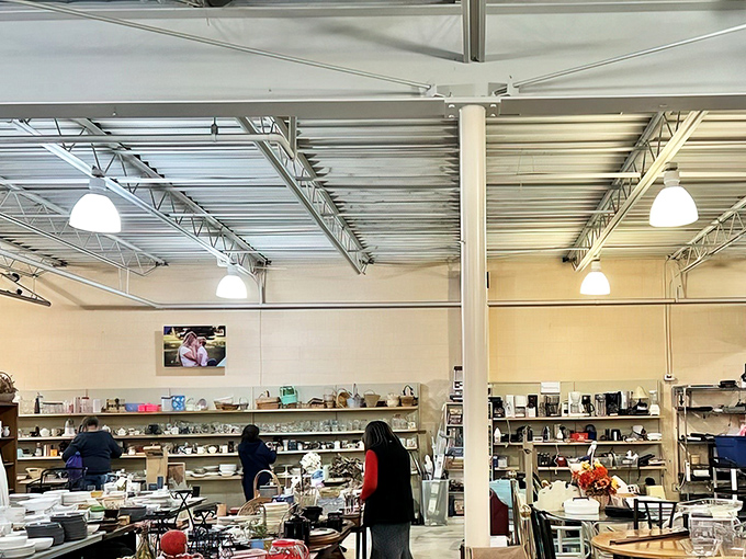 Where sofas go for their second act. That pattern might be from another era, but quality craftsmanship never goes out of style.