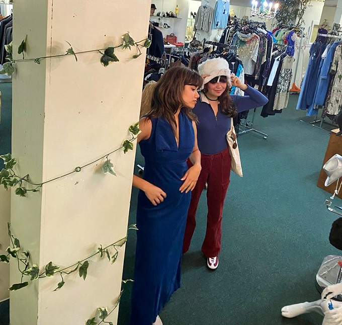 Vintage fashion never truly goes out of style &ndash; just ask these shoppers trying on pieces with stories woven into every thread.