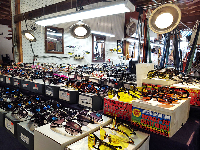 Sunglasses galore! Because in Florida, eye protection isn't just fashion&mdash;it's practically a medical necessity year-round. 