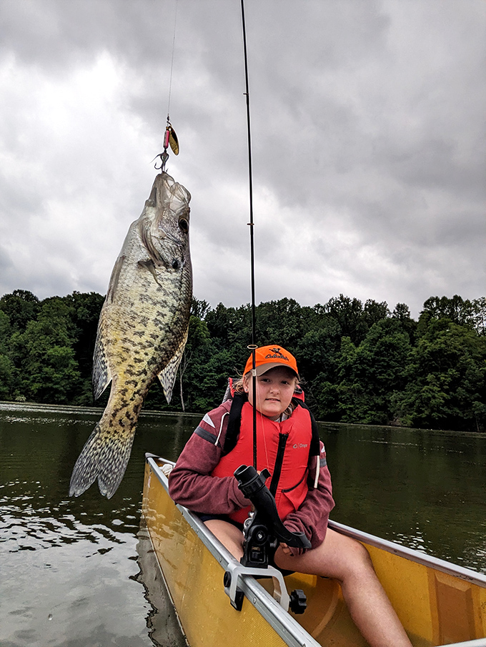 "The fish are always bigger at Kiser Lake" isn't just a saying &ndash; it's photographic evidence!
