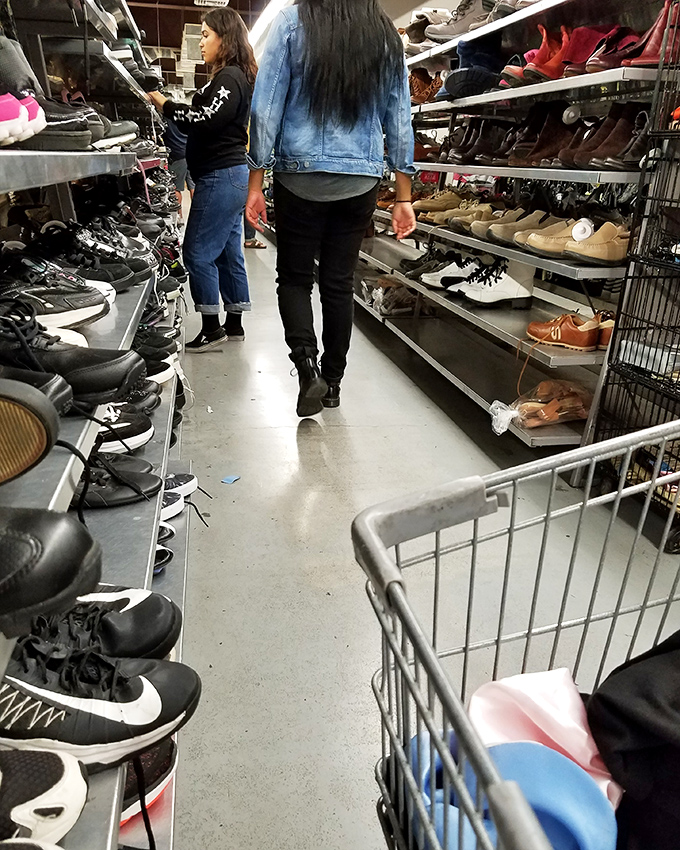 Footwear finds range from barely-worn Nikes to vintage loafers&mdash;each pair with stories to tell and miles left to travel.