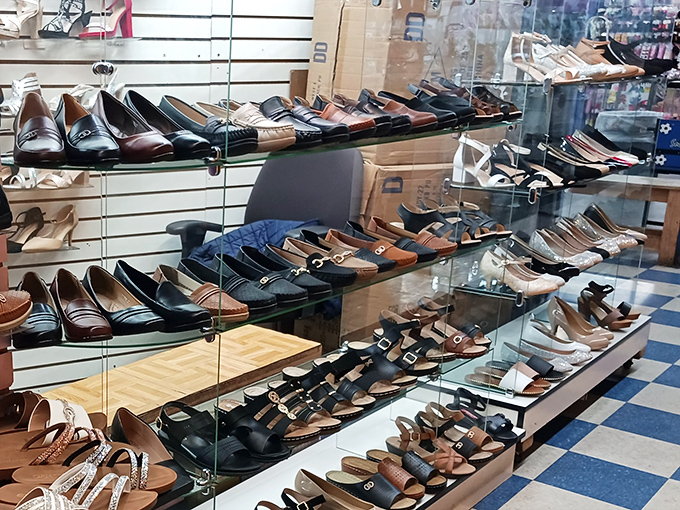 Footwear heaven that would make Imelda Marcos weep with joy. From practical loafers to party-ready heels, your feet will thank you.