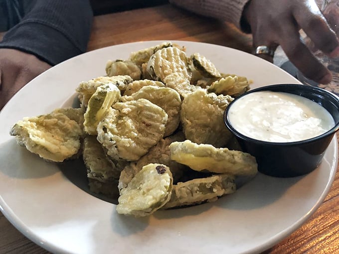These aren't your average fried pickles. They're crunchy little flavor bombs that make you wonder why you ever wasted time on ordinary bar snacks.