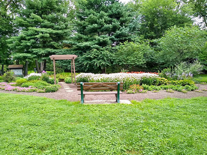 A garden oasis that proves Pennsylvania knows how to do "pretty" without showing off. This floral sanctuary offers a moment of zen between river adventures.