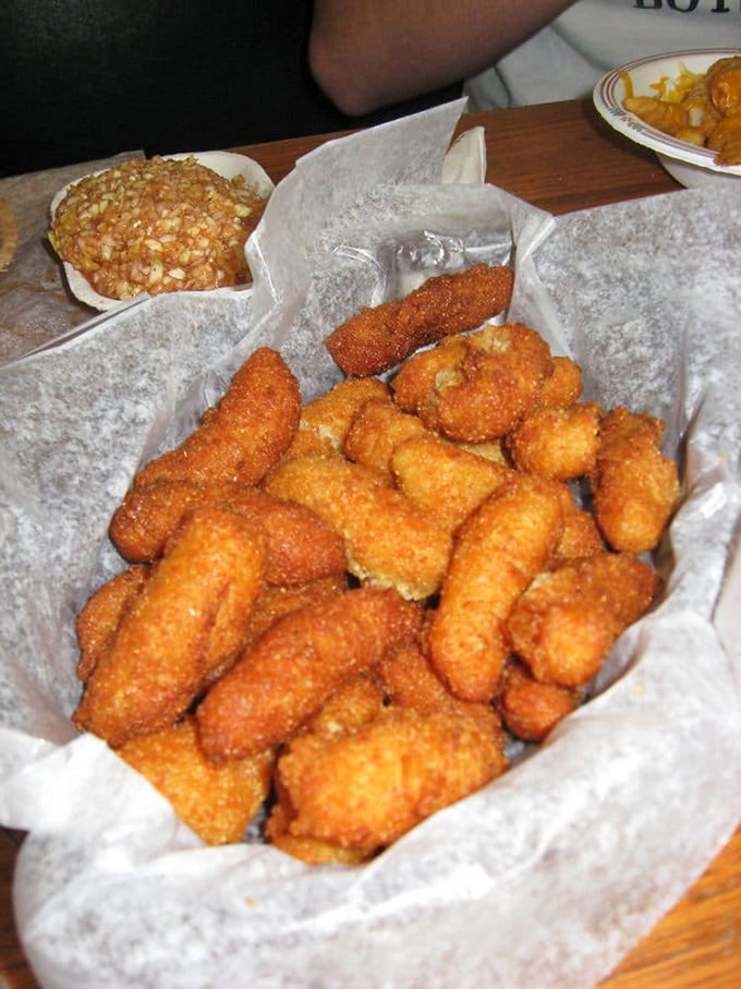 These golden-brown hush puppies aren't side characters in the barbecue story&mdash;they're supporting actors worthy of their own Oscar.