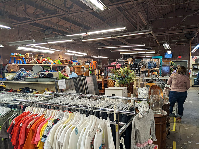 Where furniture finds new life and mid-century pieces mingle with farmhouse chic in a delightful design democracy.