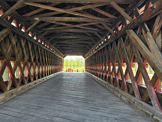 Step inside and you're walking where history happened. Those wooden lattice patterns aren't just architectural showboating&mdash;they're engineering genius from another era.