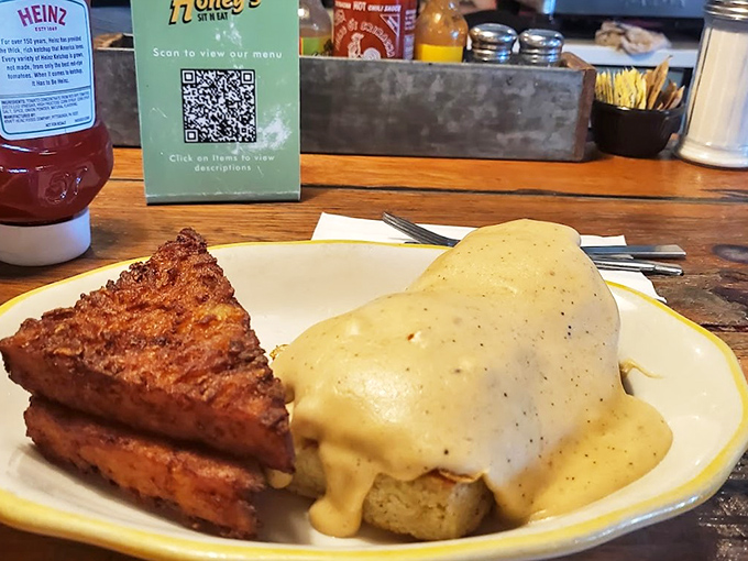 Challah French toast and gravy-smothered biscuits&mdash;a match made in breakfast heaven. The perfect sweet-savory balance to kickstart your day.