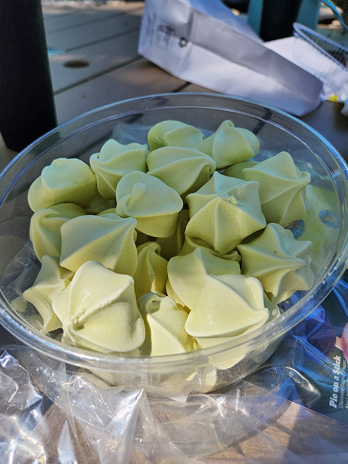 These delicate key lime meringue kisses are like little clouds of Florida sunshine &ndash; light, airy, and packing a perfect citrus punch.