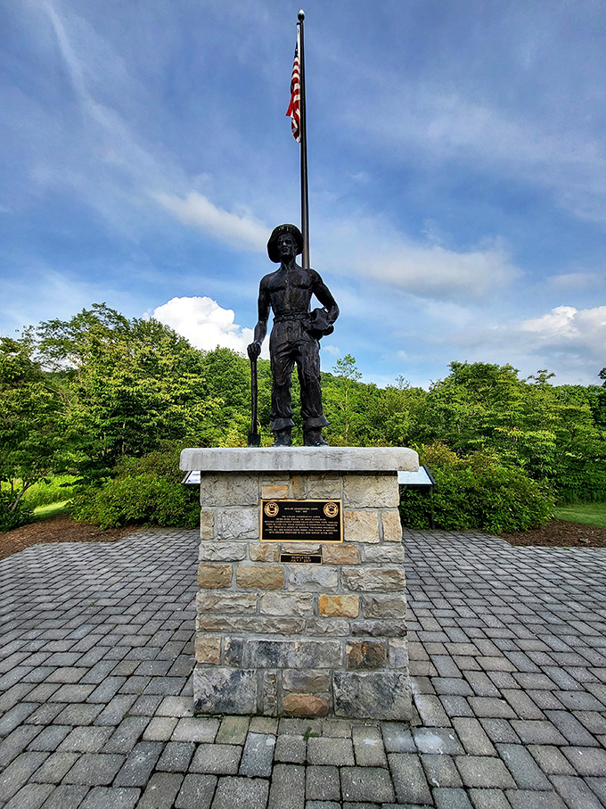 Standing tall since the 1930s, this CCC worker monument reminds us that before Instagram, people built things to last forever.
