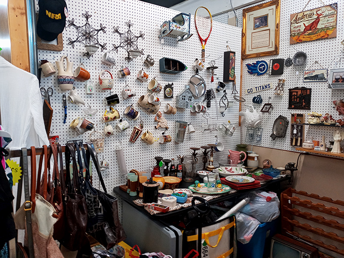 Every mug tells a story, every plate holds history. This booth is where your grandmother's china pattern might find its missing pieces.