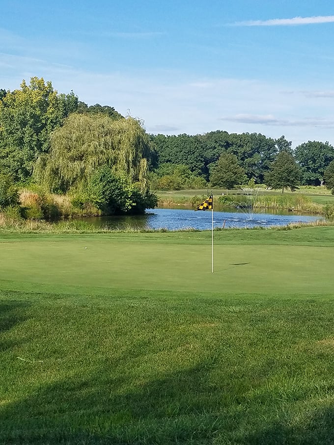 Canal Winchester's golf course offers more than just a good game; it's a serene escape where nature and recreation find perfect harmony.
