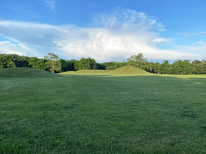 Ancient earthworks that predate Columbus by millennia &ndash; standing here connects you to people who understood astronomy before telescopes existed.