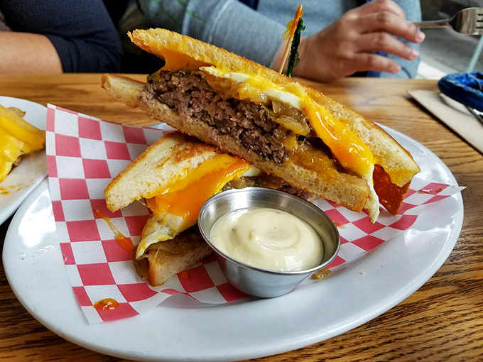 The patty melt here isn't just a sandwich; it's a masterclass in cheese-to-beef ratio with perfectly grilled rye as the classroom.
