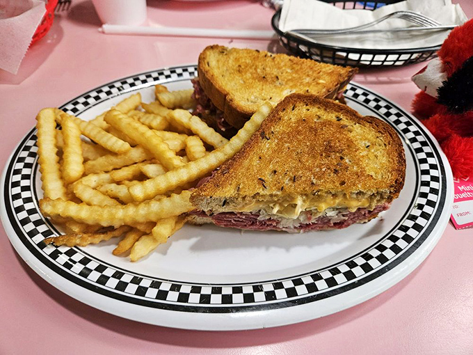 This isn't just a patty melt—it's a masterclass in comfort food engineering, with perfectly crispy bread giving way to melty, beefy bliss.