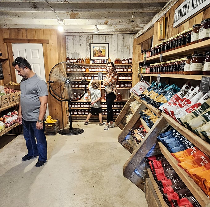 The mill's country store offers shelves of homemade goods that would make your grandmother both proud and a little jealous.