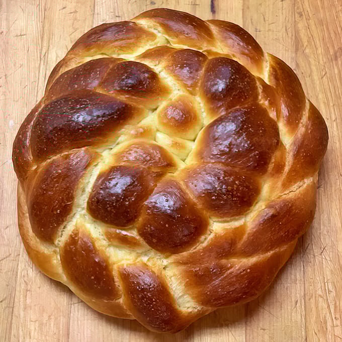 This golden pretzel twist could make a Bavarian baker pack up and move to Delaware permanently.