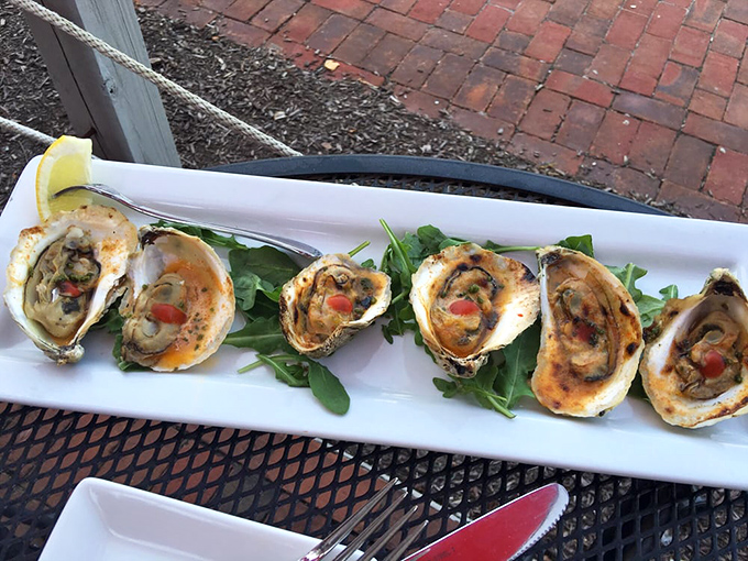 Baked oysters that make you understand why people once fought wars over territory with good shellfish. Worth every delicious calorie.