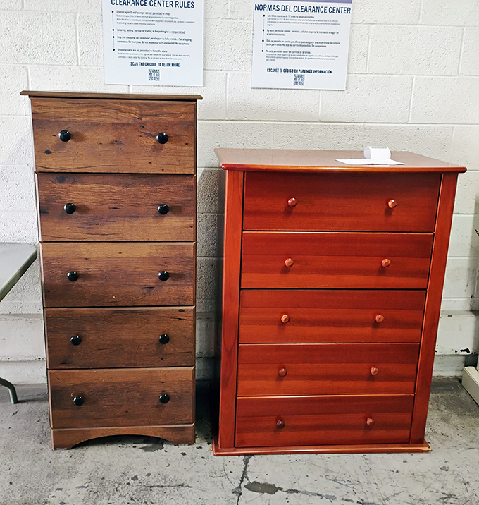 Furniture with stories to tell. These solid wood dressers could be the statement piece your bedroom's been missing&mdash;at a fraction of retail.