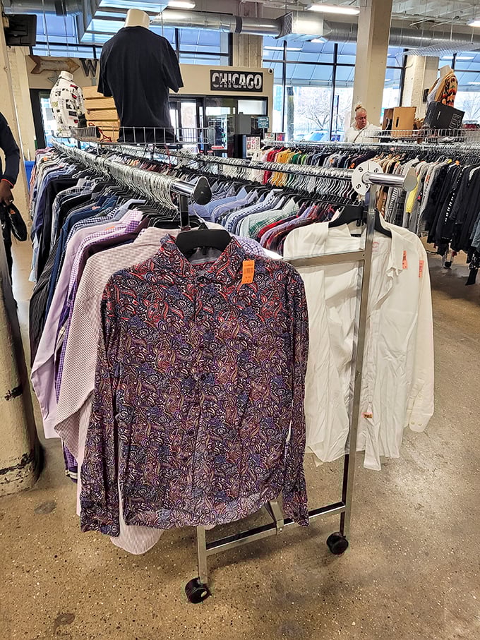 The shirt department&mdash;where that perfect paisley pattern might just be waiting for you between the pinstripes and oxfords.