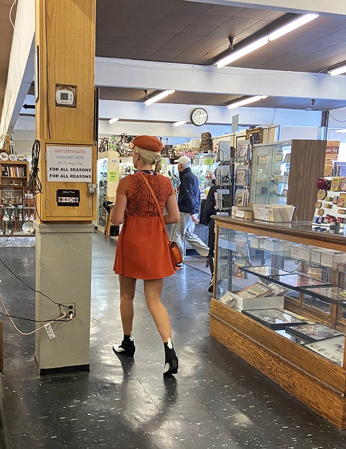 Navigating Antique Trove's labyrinth requires strategy and comfortable shoes. The thrill of the hunt keeps shoppers returning for "just one more look."