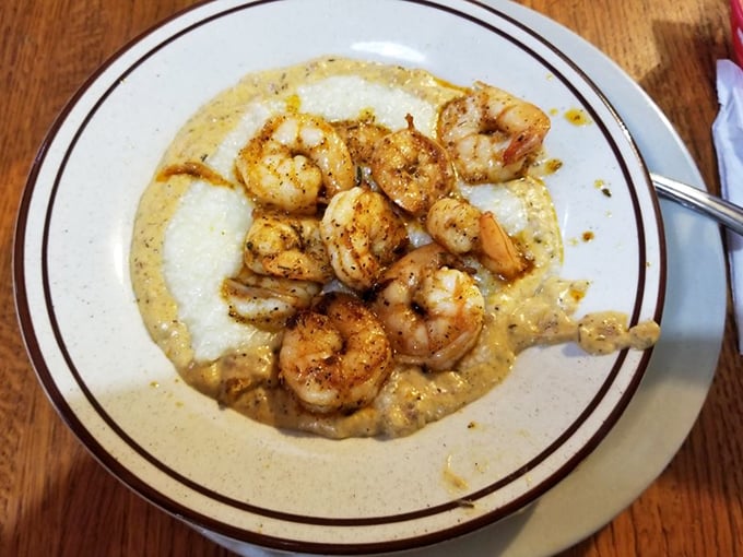 Shrimp and grits: where seafood meets comfort food in a creamy, dreamy Southern romance. Gulf shrimp lounging on a bed of buttery grits&mdash;vacation on a plate.