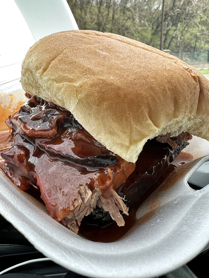 The perfect brisket sandwich doesn't exi&mdash; Oh wait, here it is, with bark so beautiful it could make a tree jealous.