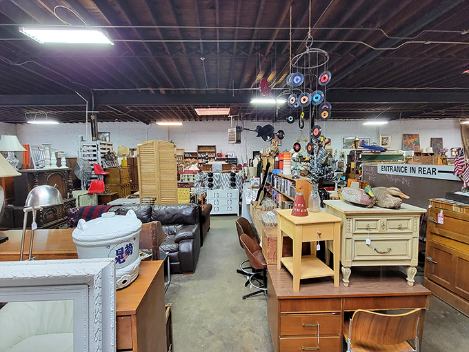 Furniture forest meets vintage village. Navigate carefully between mid-century masterpieces and retro relics in this carefully curated wonderland.