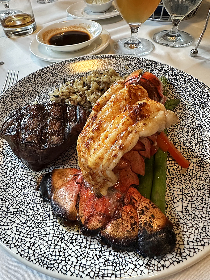 Surf meets turf in perfect harmony&mdash;like Sinatra and Martin sharing a stage, each star getting equal billing on this spectacular plate.