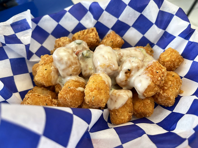 These aren't your childhood tater tots&mdash;they're what your childhood tots dreamed of becoming when they grew up. Crispy outside, fluffy inside, heavenly all over.