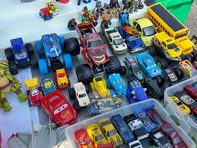 Toy Story comes to life in these plastic battalions&mdash;where Lightning McQueen parks next to monster trucks and childhood memories.