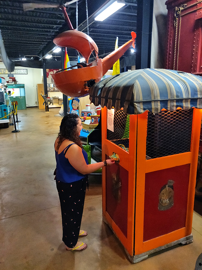 Watch visitors rediscover their inner child as they test vintage carnival games that once ruled every county fair.