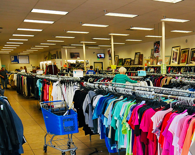 The bright, spacious interior welcomes shoppers into a world of endless discovery and possibility.