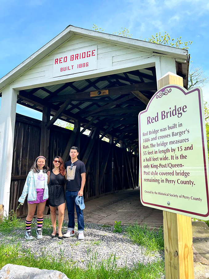 Three generations discovering that the best family photos happen when you least expect them.