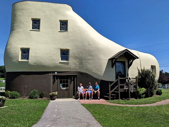 The perfect spot for a family photo op. "We spent our vacation inside a giant shoe" makes for quite the conversation starter!