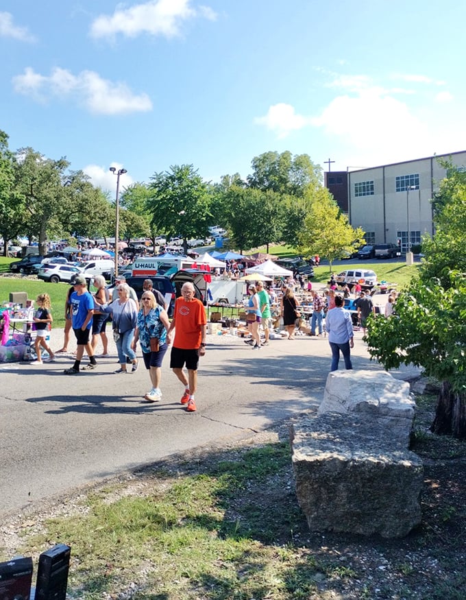 Families stroll through aisles of possibility, creating memories while hunting for unexpected treasures together.