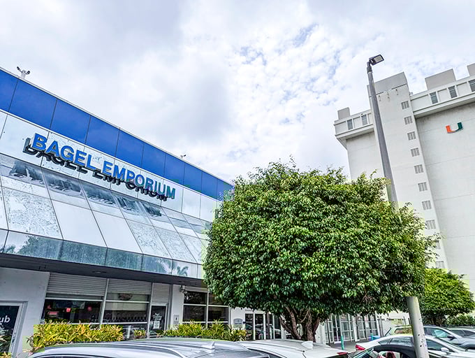 Bagel Emporium's modern facade houses old-world breakfast traditions that never go out of style.
