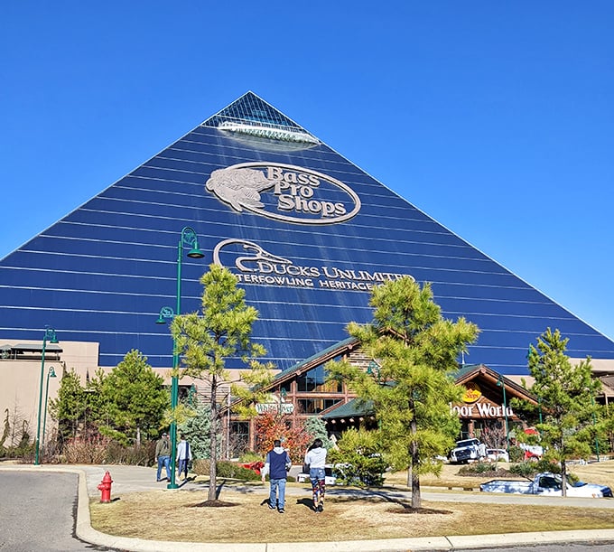 Ancient Egyptians would be confused but impressed by Memphis's pyramid. Bass Pro Shops proves shopping can indeed be a monumental experience.