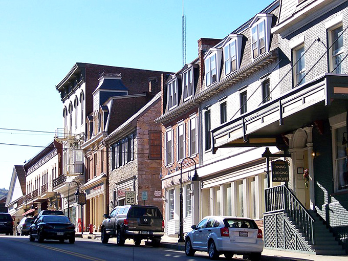 Bedford's historic storefronts welcome visitors with the warm embrace of small-town America at its picture-perfect best.