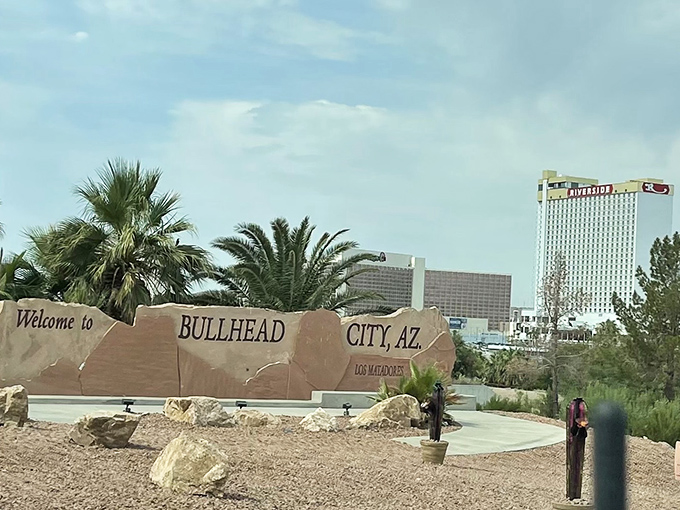 "Welcome to Bullhead City" – where desert meets river and retirement dollars stretch as far as the horizon.