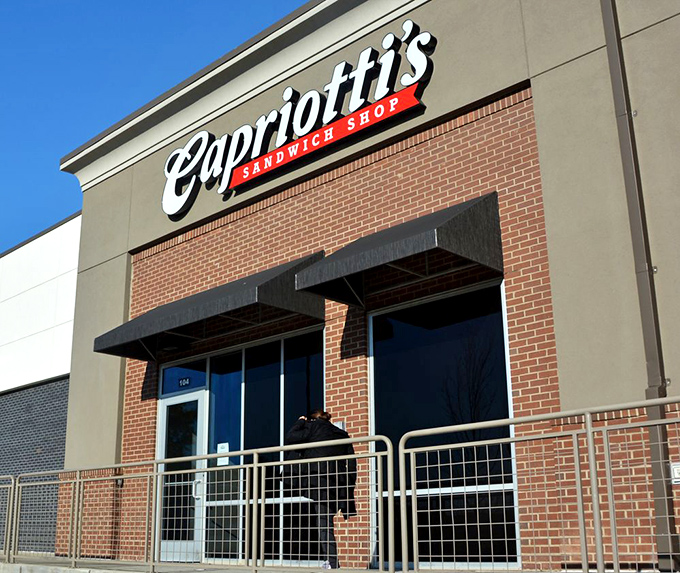Capriotti's sleek storefront might look modern, but their sandwich-making philosophy is deliciously old-school. 